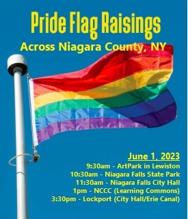 Pride Flag Raising Ceremonies Across Niagara County, NY - Buffalo Pride